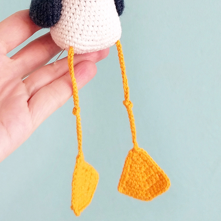 Sea gull, pattern for beginners