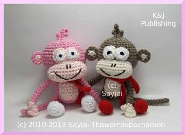 Cheeky Monkeys, Amigurumi Crochet Patterns