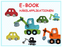 Excavator and Car Pattern Crochet Appliques