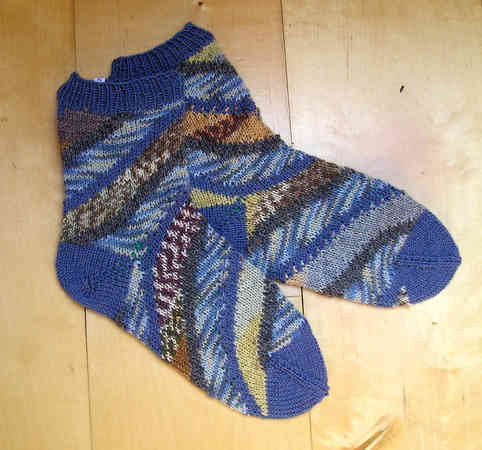 Strickanleitung Socken "Zick-Zack-Muster"