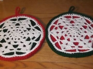 potholder crochet pattern