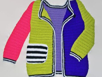 Girls Crochet Sweater Pattern