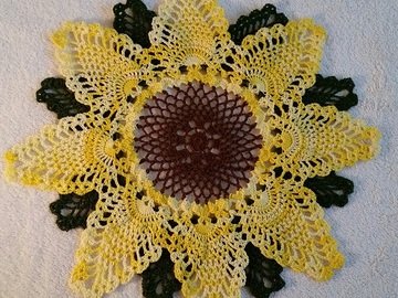Rays Of Sunshine Doily