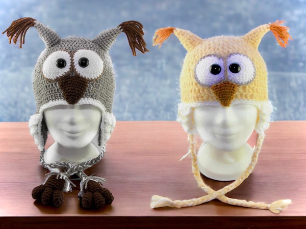 Snowy Owl Hedwig Hat - Crochet Pattern