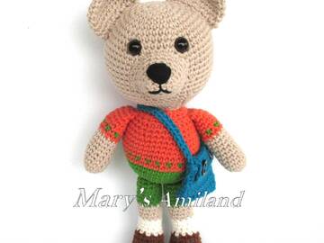 Charley Bull Cow The Ami - Amigurumi Crochet Pattern - Digital Download