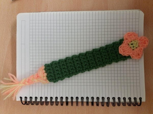 Lesezeichen "Frühling" Häkelanleitung