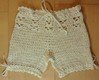 supersüße Retro - Shorts Heidi Gr. 98 - 134 70er Jahre Häkelanleitung