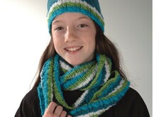 Kindermütze stricken // Kinderloop stricken