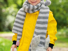 Kindermütze stricken // Kinderloop stricken