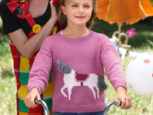 Kinderpulli stricken // Bilderpulli + Seehund