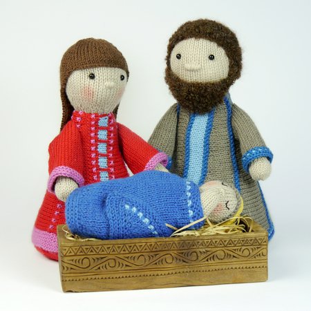 Holy Family / Nativity Set / knitting pattern