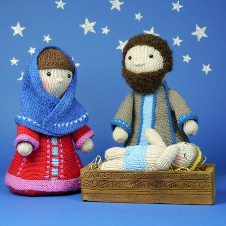 Holy Family / Nativity Set / knitting pattern