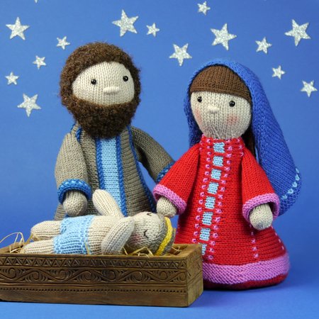 Holy Family / Nativity Set / knitting pattern