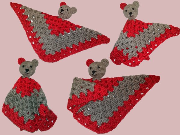 Crochet pattern: Cuddly blanket "Teddy"