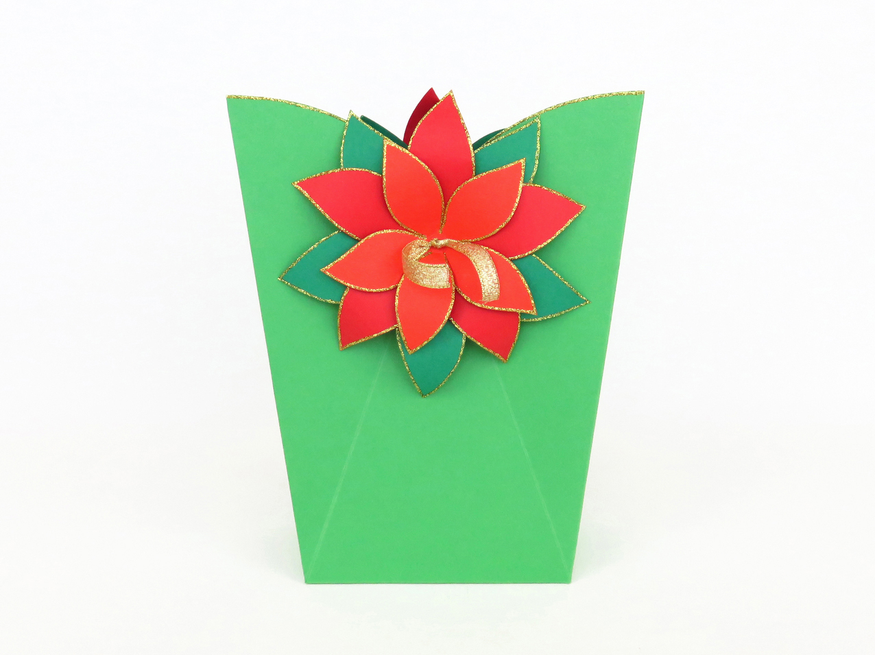 Inspiration | Foto - Geschenktasche mit Weihnachtsstern ...