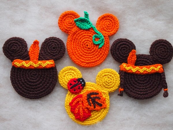 Autumn Ornaments: The Mickey Indian, The Minnie Indian, The Fall and ...