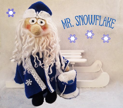 Häkelanleitung Mr. Snowflake