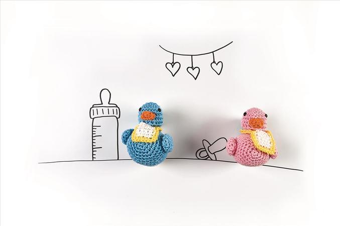 Häkelanleitung Baby-Entchen