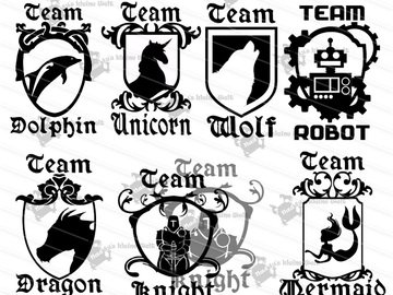 Team Badges, Plottervorlagen