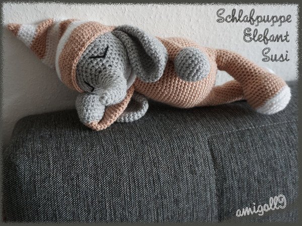 Crochet Pattern Cuddle Elephant Susi!