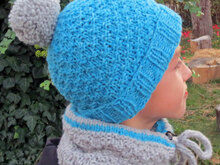 Kindermütze stricken // Kinderloop stricken