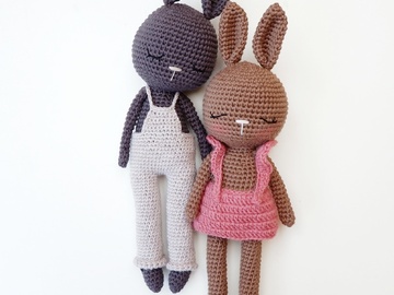 Oster-Ei mit Hase - Häkelanleitung