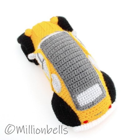 Amigurumi 2CV Classic French Car Crochet Pattern