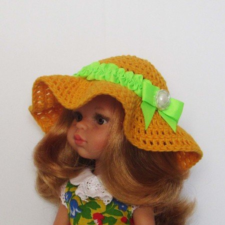 Doll hat crochet pattern
