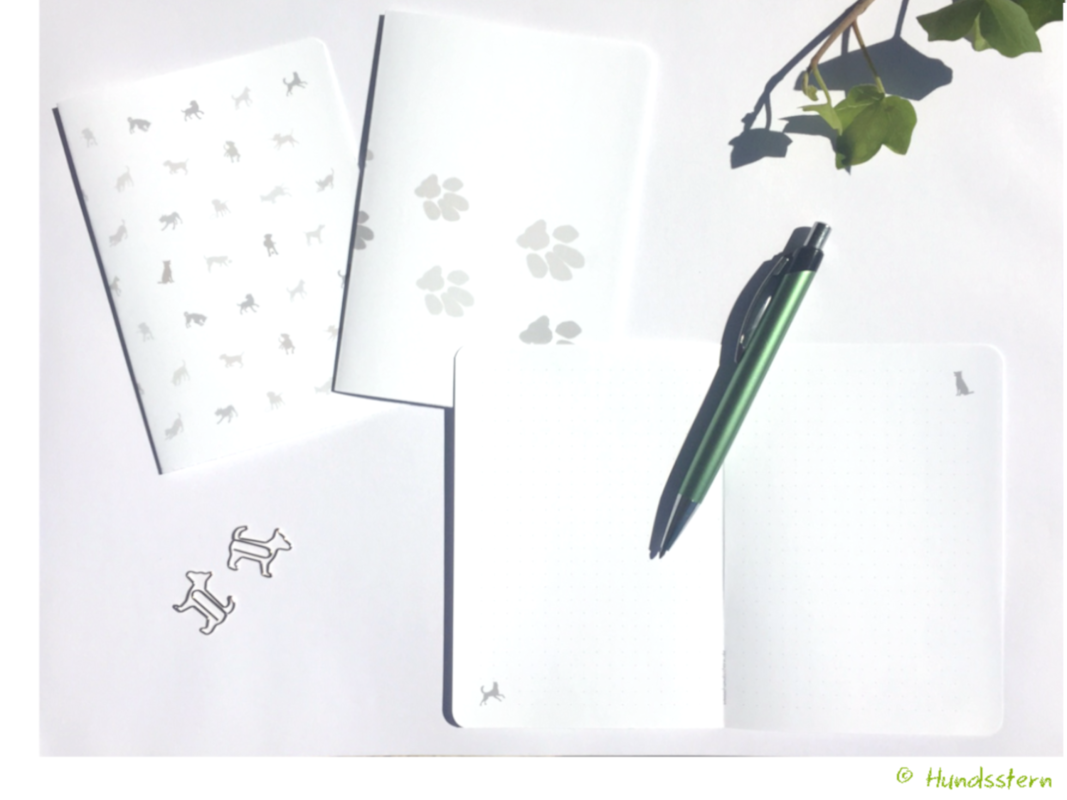 NotE-Book DIN A6 Dogs platinum A6N2115 dot-grid