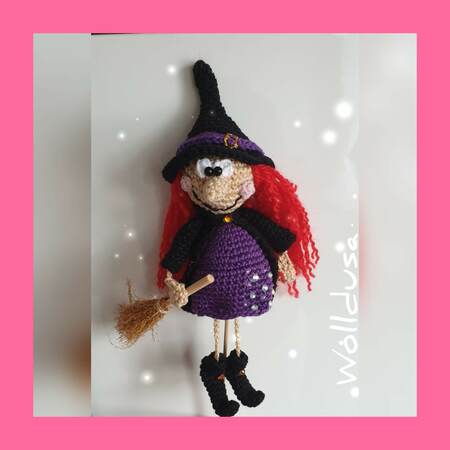Hexe häkeln // Halloween-Deko häkeln