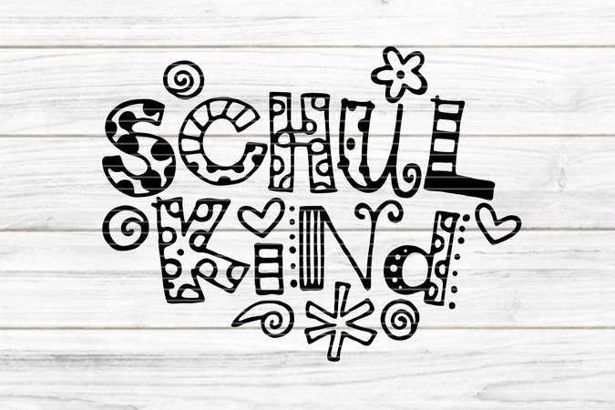 Schulkind Plotterdatei SVG DXF FCM