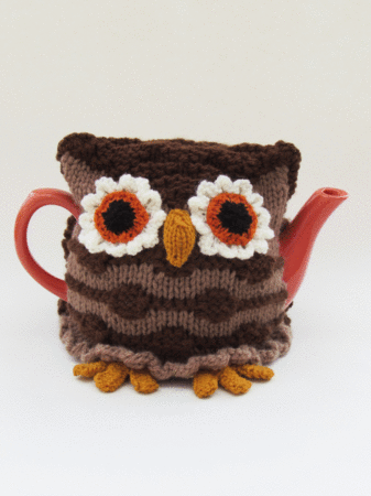 Twit-Twoo Owl Tea Cosy knitting pattern