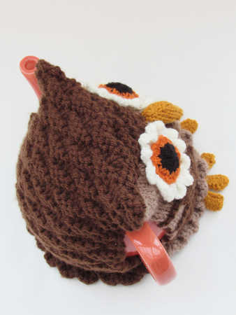 Twit-Twoo Owl Tea Cosy knitting pattern