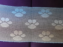 Stola / Tuch "Noten", Häkelanleitung