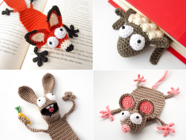 Forest Animals Bookmarks PDF Crochet Pattern Bundle