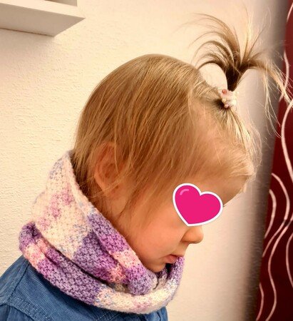 Strickanleitung Kinderloop Emilia 3 - 4 Jahre!