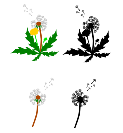 Plotterdatei "Pusteblume"