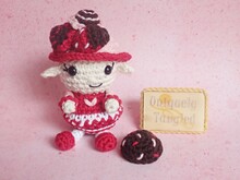 Felton in Snowman Costume- Crochet Amigurumi Pattern- English