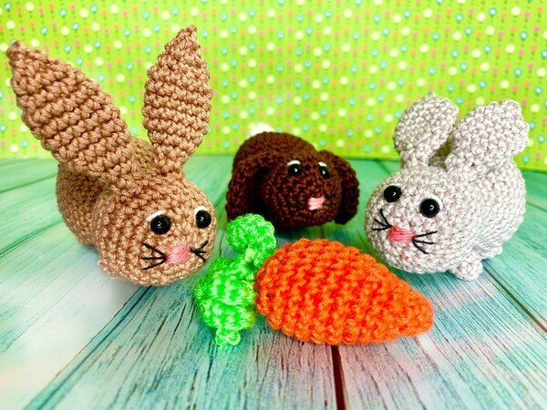 cute bunny - crochet pattern