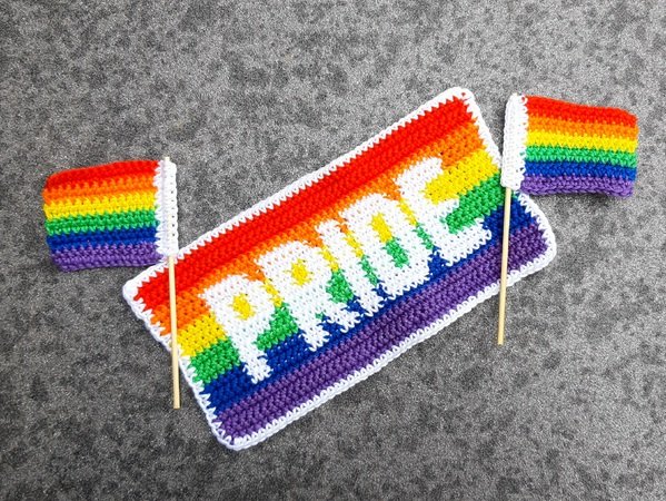 Pride Accessoires - Häkelanleitung