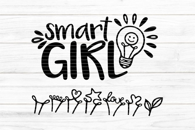 smart Girl Plotterdatei SVG DXF FCM