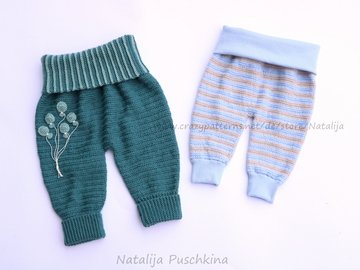Babyhosen häkeln – Anleitungen & Muster (PDF)
