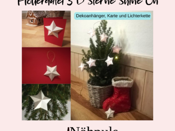 Plotterdatei Weihnachtsmann 3 D