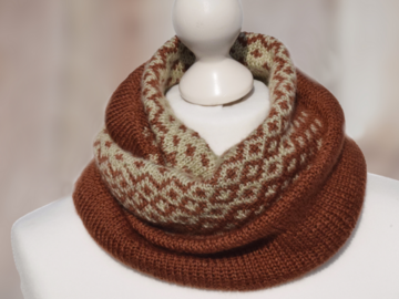 Loop stricken // super für den Frühling - DIY