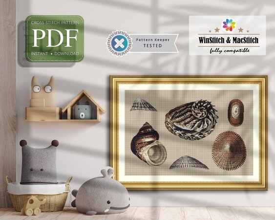 Shells > Cross Stitch Pattern PDF