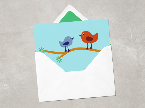 Plotterdatei "Vogelmotiv - Frühling"