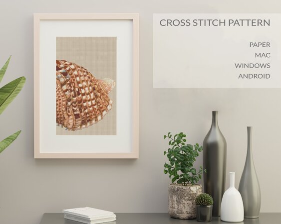 Snail Shell > Cross Stitch Pattern PDF