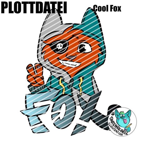 Plotterdatei "Cool Fox"