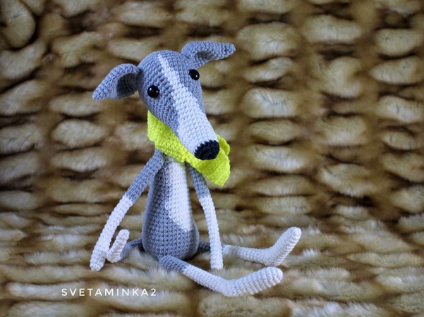 Crochet Greyhound Pattern Crochet Whippet Pattern Crochet Dog Amigurumi