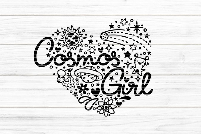 Cosmos Girl Plotterdatei SVG DXF FCM